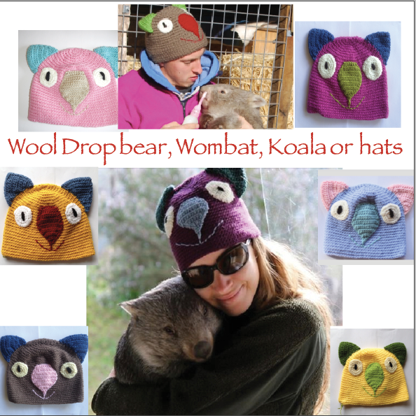Wombat beanie, hat's made in Australia – Rocklily Wombats