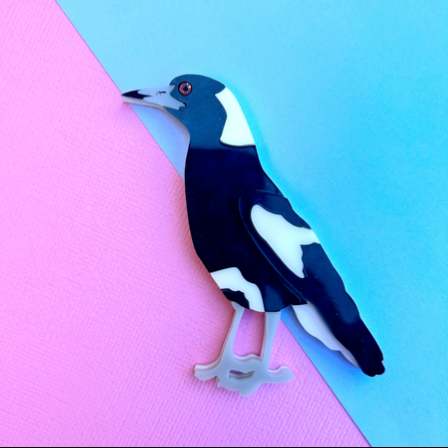 Magpie NEW Brooch by Mox + Co – Rocklily Wombats