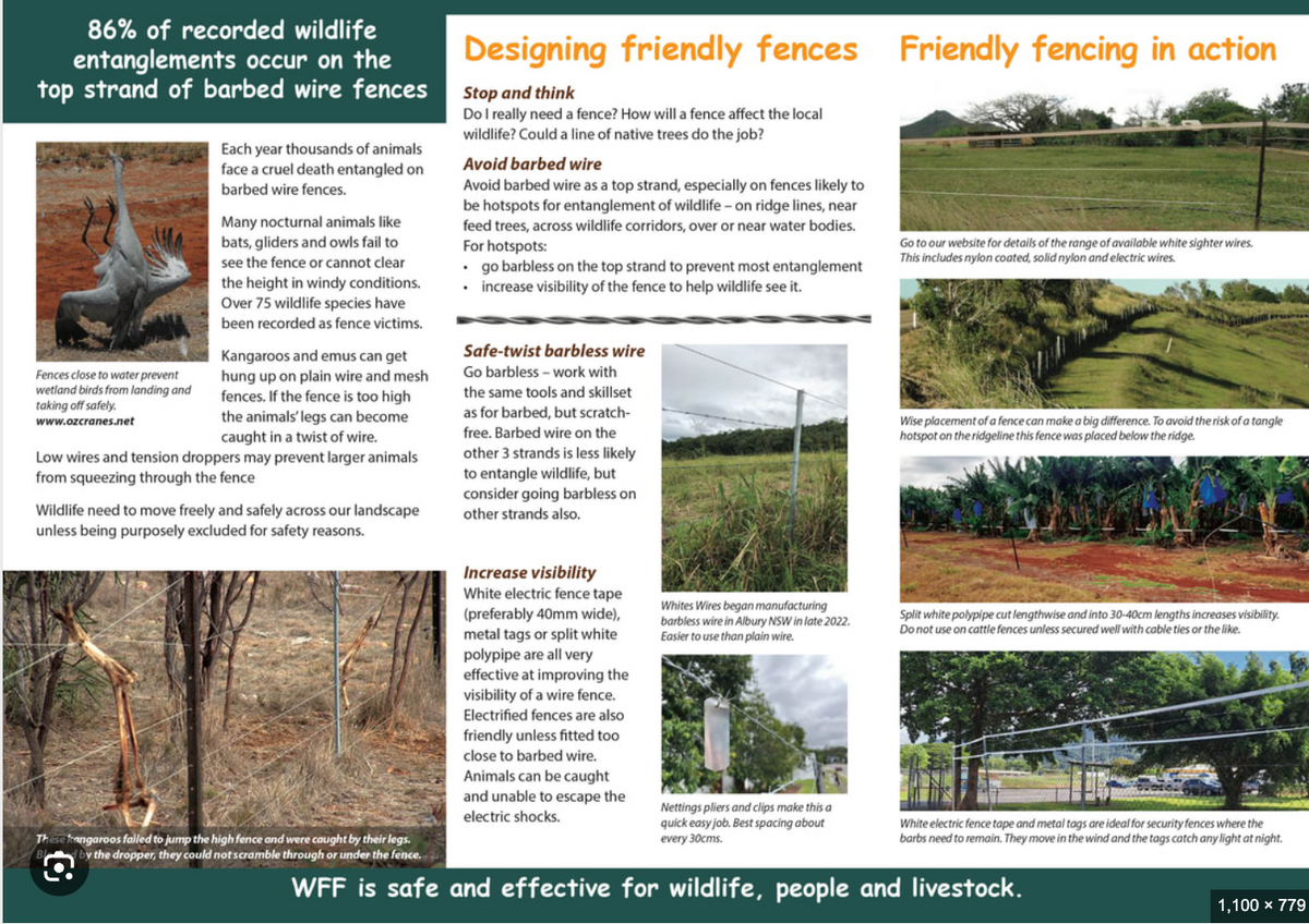 Free with calendar, just order. 1 per calendar. Wildlife friendly fenc ...