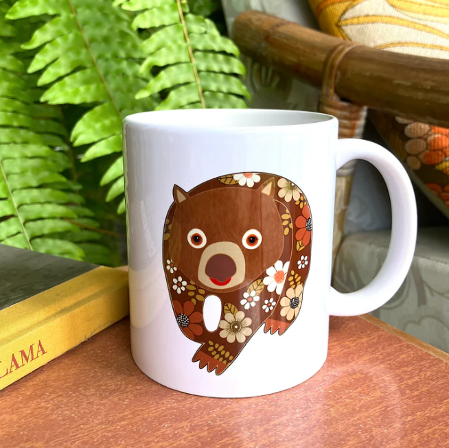 Wombat Mug By Smile designs printed in australia Smyle Designs ...