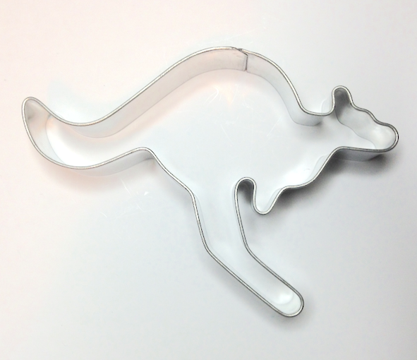 Jumping Kangaroo Cookie Cutter Australian made tin plate – Rocklily Wombats
