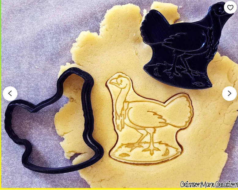 Bush Turkey cookie Cutter Made in Australia by Crimson Mane – Rocklily ...