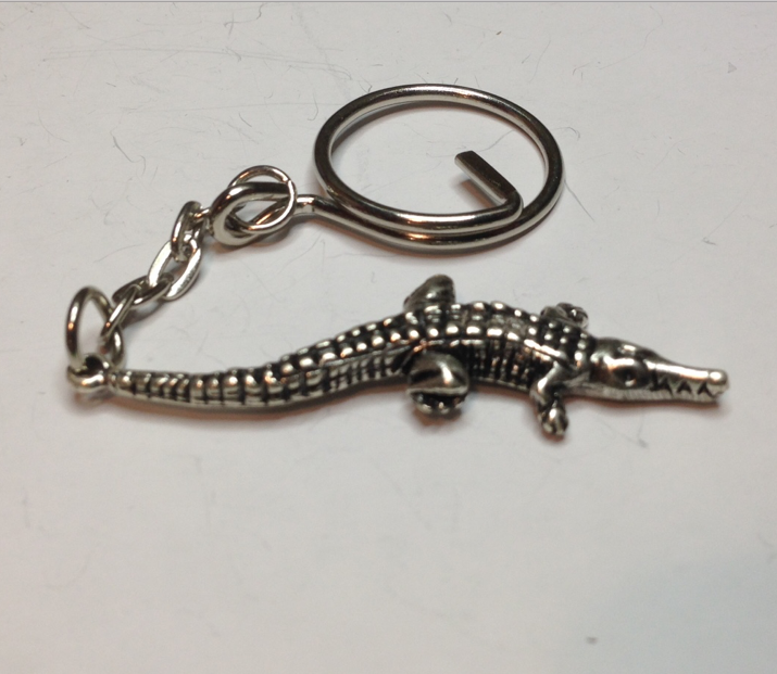 Crocodile Key Ring pewter Antique silver: Peek-a- Boo – Rocklily Wombats