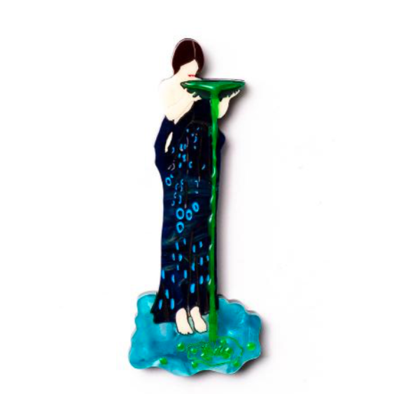 Jealous Circe Brooch By Martini Slippers – Rocklily Wombats