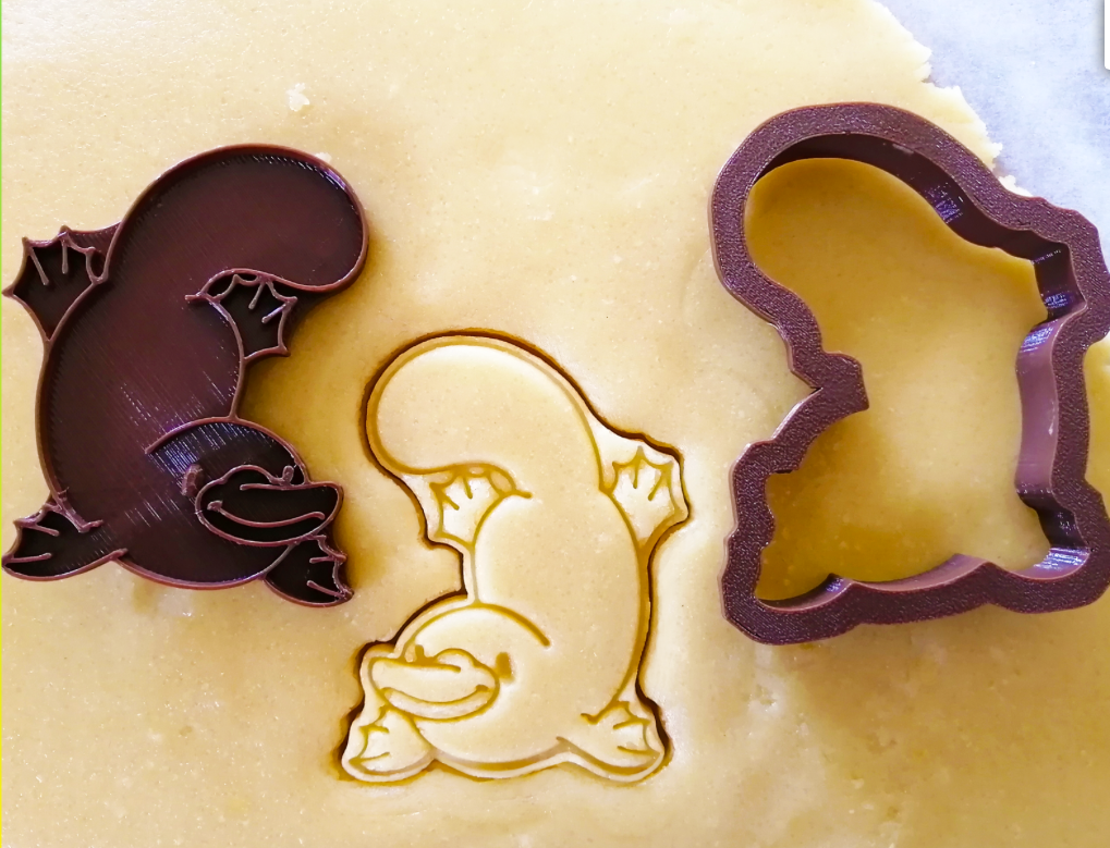 Platypus cookie Cutter Made in Australia by Crimson Mane – Rocklily Wombats