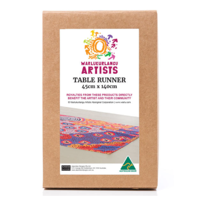 Ruth Stuart Aboriginal design Table Runner, Made in Australia ...