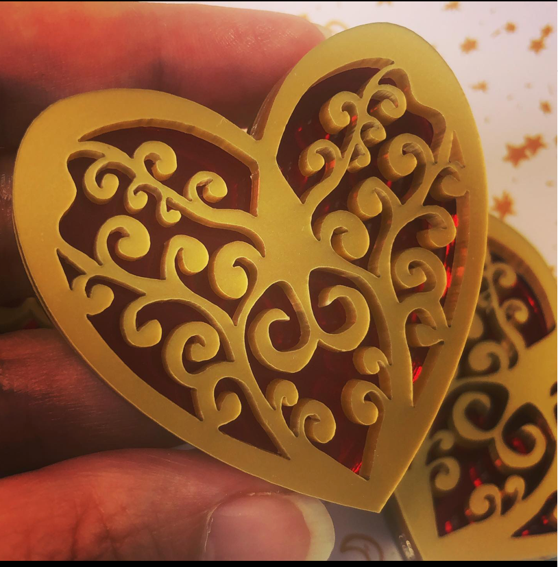 Whimsical Heart Brooch By Martini Slippers – Rocklily Wombats